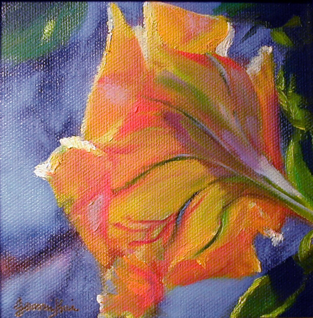 Golden Trumpet, Art Print, Ready to Frame by Jennifer Cerutti - Etsy