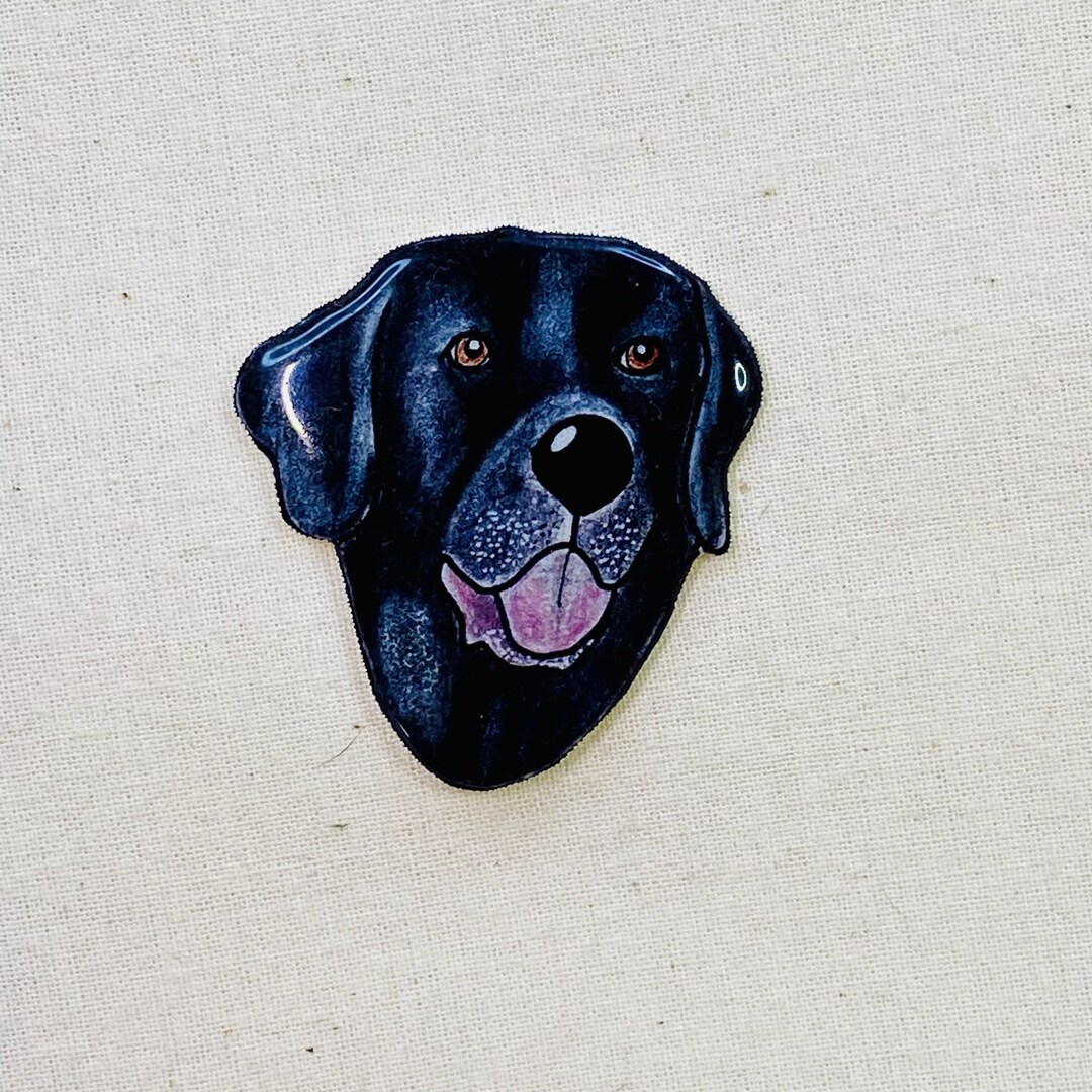 Black Lab Pin Gift Pet Pin Pet Brooch Lab Lovers Dog Lover Gift Black ...