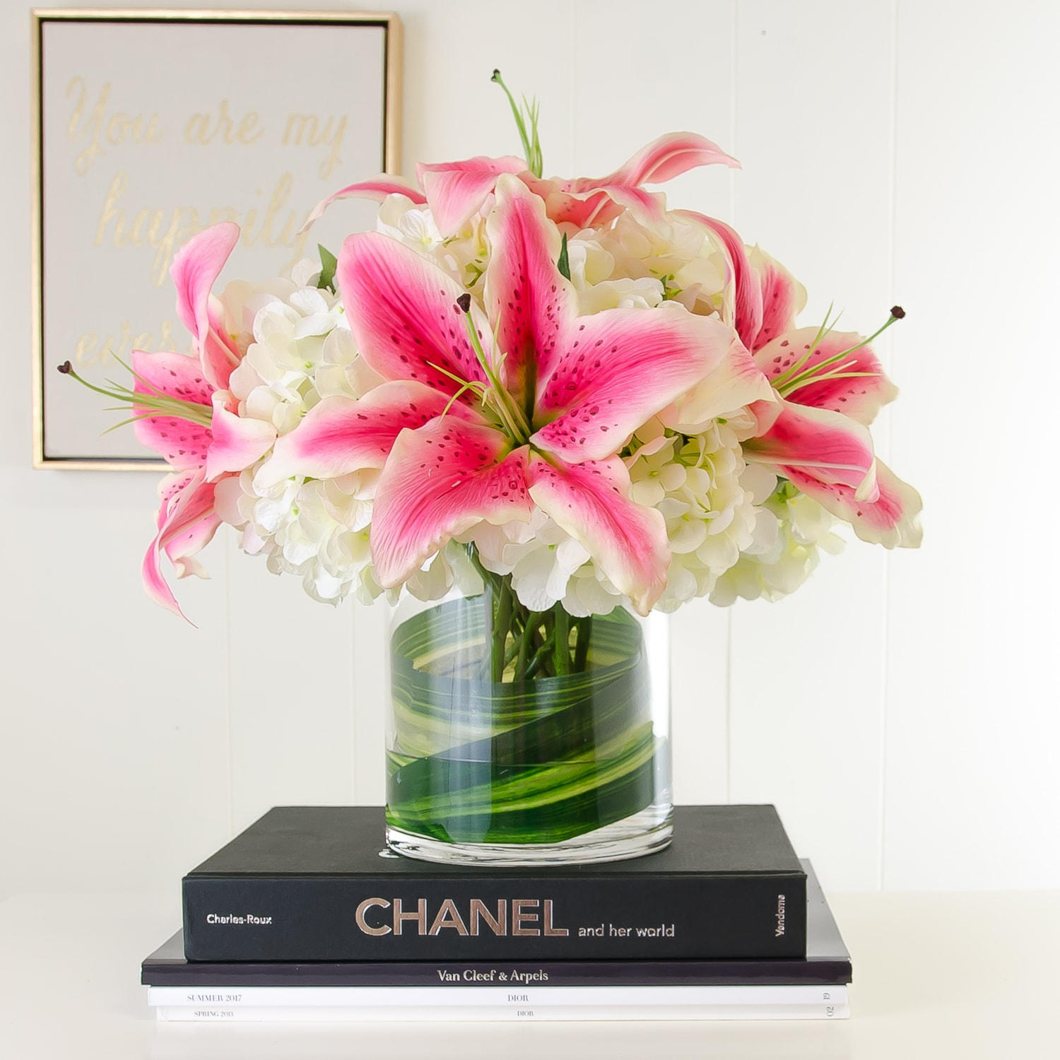 Large Real Touch Casablanca Lily Mixed Real Touch White | Etsy