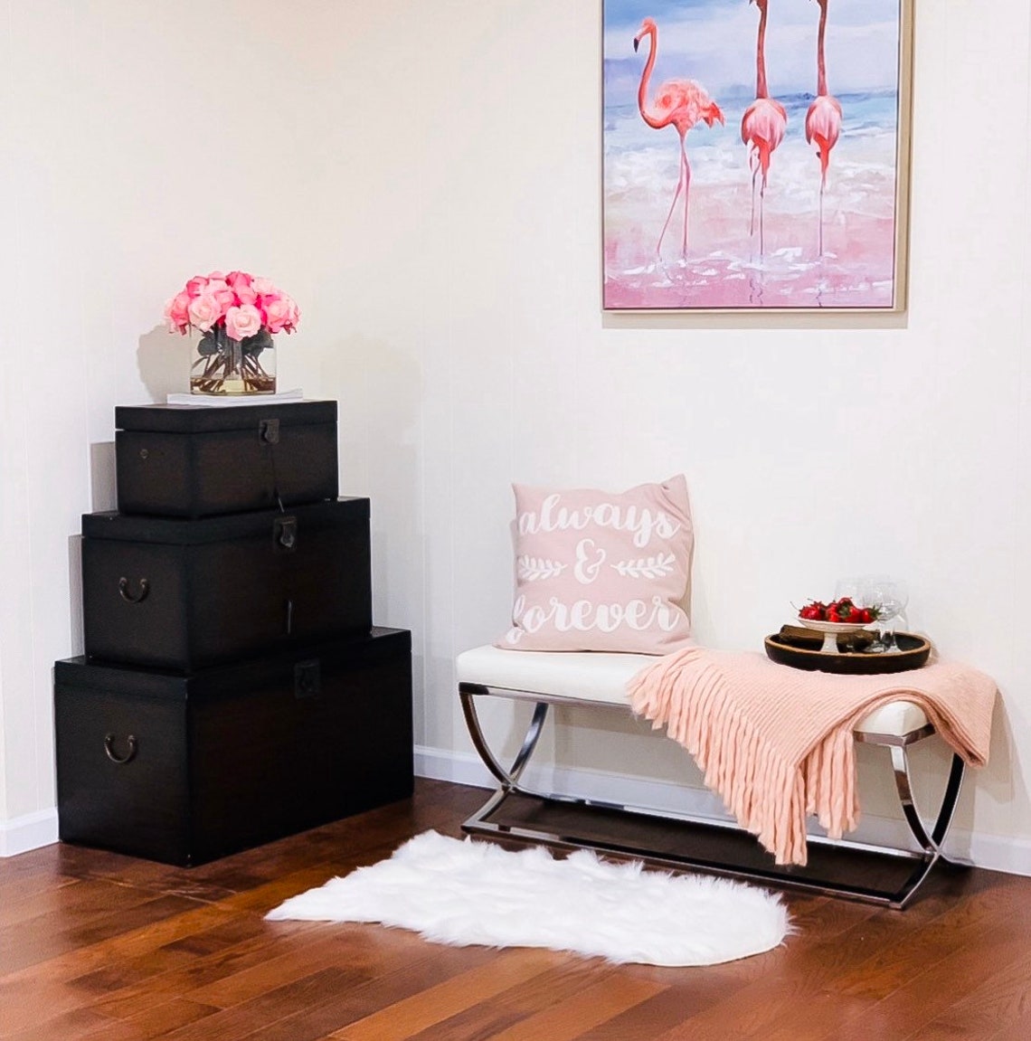 Set of 3 Table Centerpiece Arrangements-lobby Centerpieces-faux Flower ...