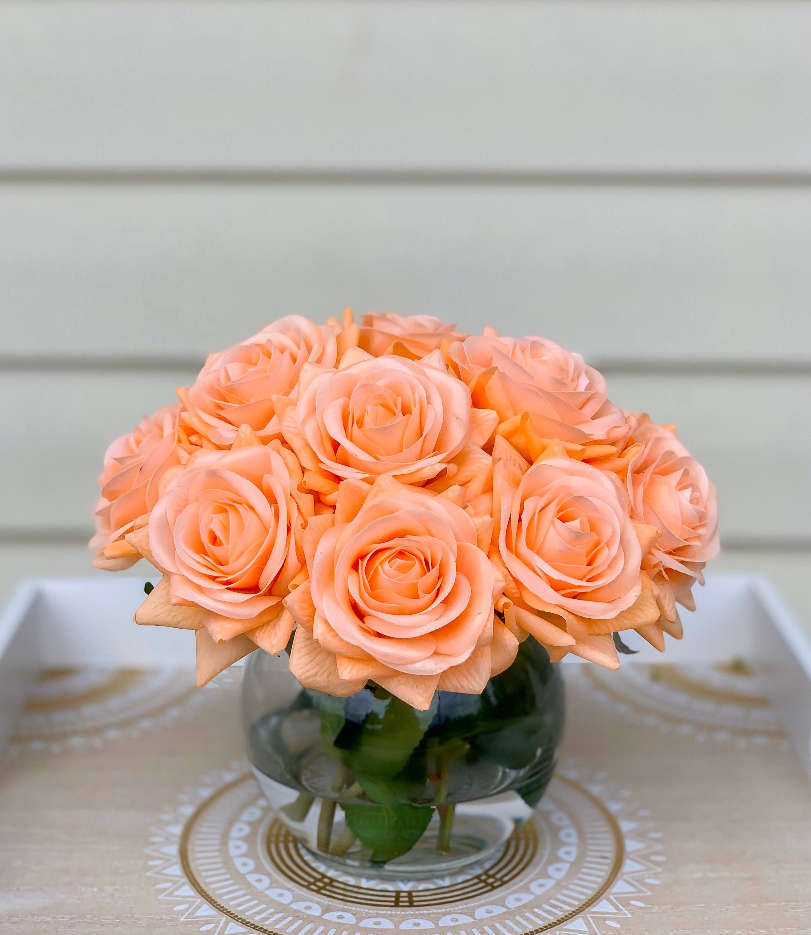 Orange artificial flowers store
