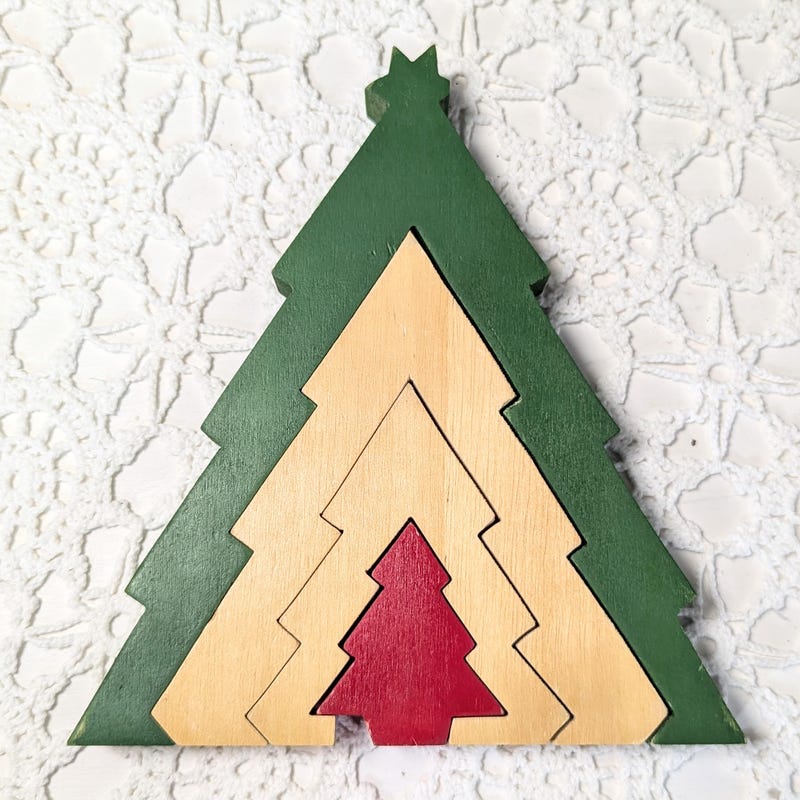 Wood Tree Puzzle - Etsy