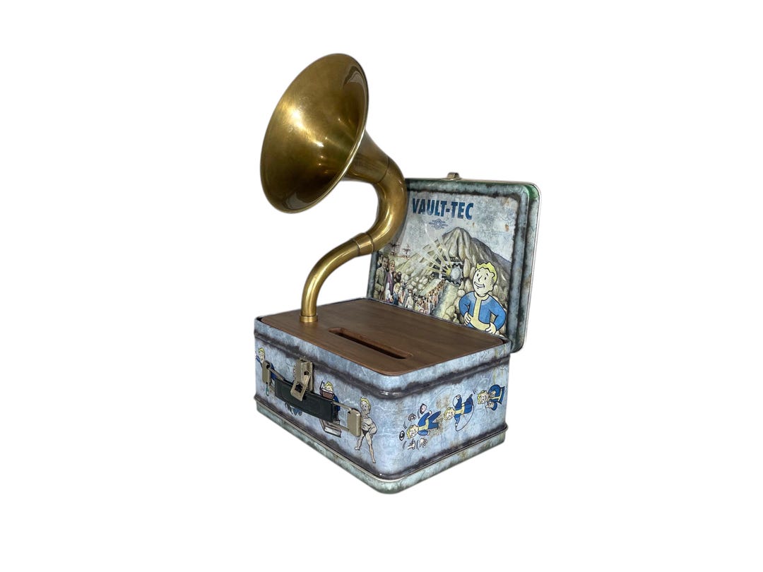 Fallout Vault-tec Lunchbox Phone Amplifier, Acoustic iPhone Speaker ...