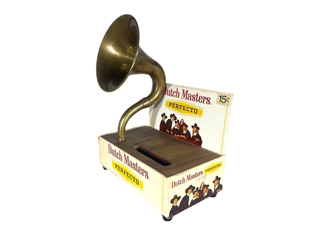 Dutch Masters Cigar Box Phone Amplifier, Acoustic iPhone Speaker S5 - Etsy