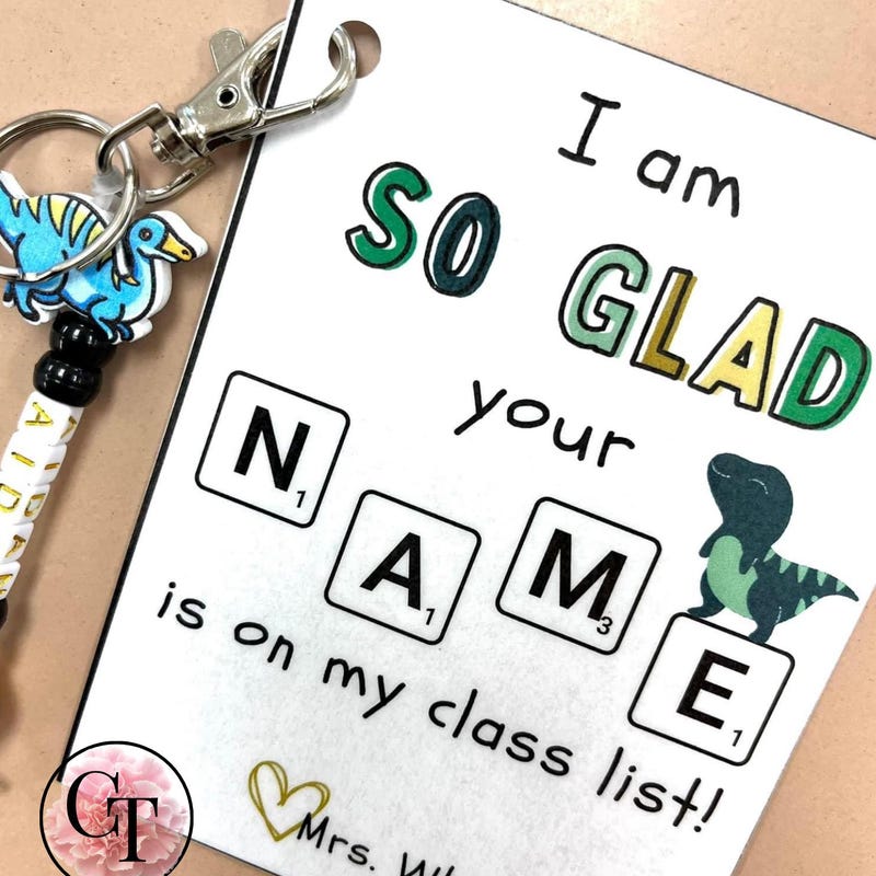 Glad Your Name is on My Class List - Etsy