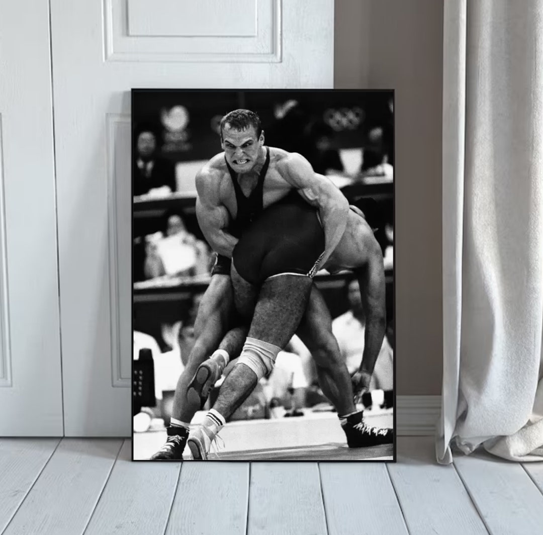 Aleksandr Karelin Wrestling Competition Poster - Etsy