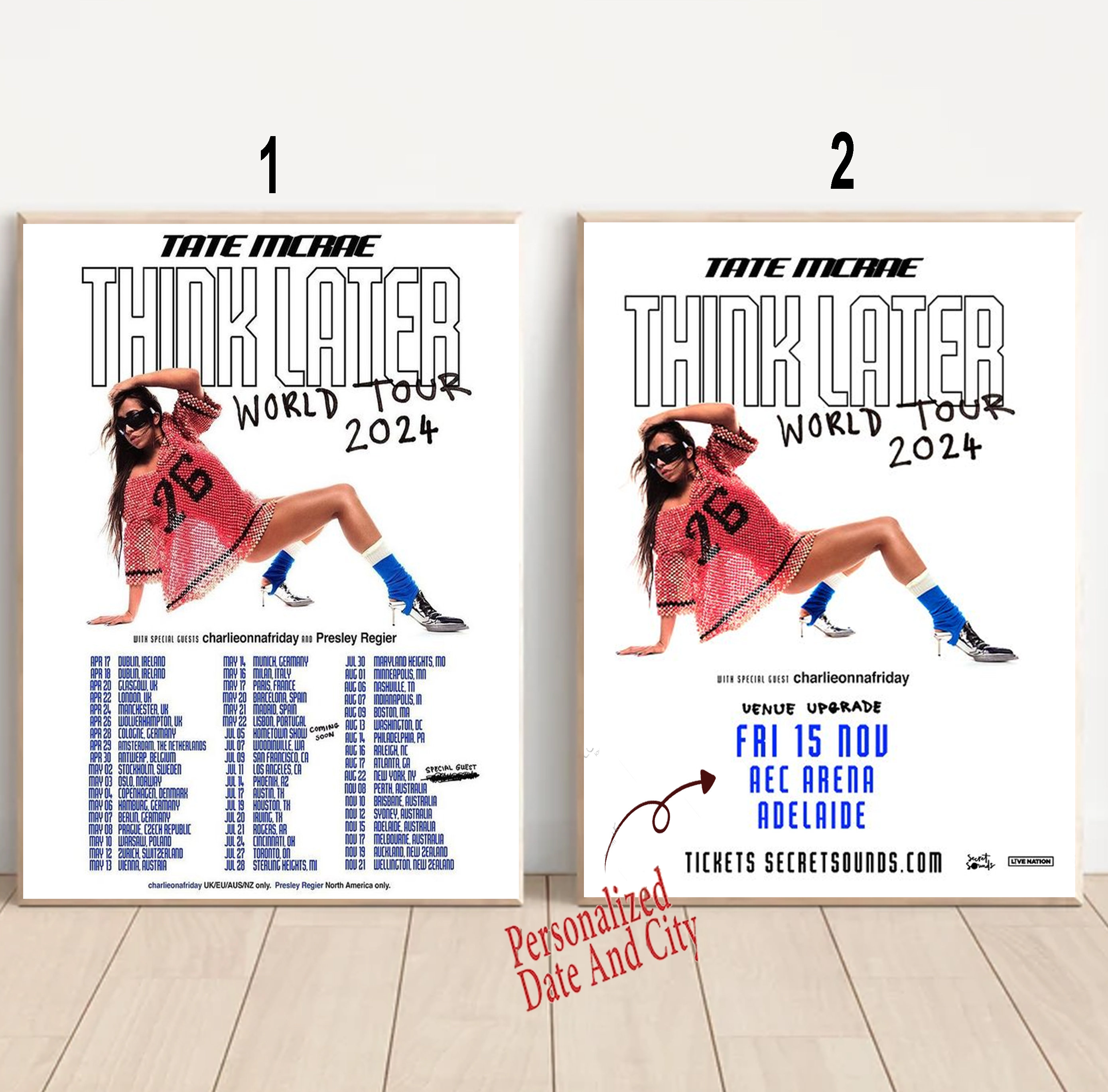 Custom Tate McRae Announces New Album 'Think Later' Alongside World ...