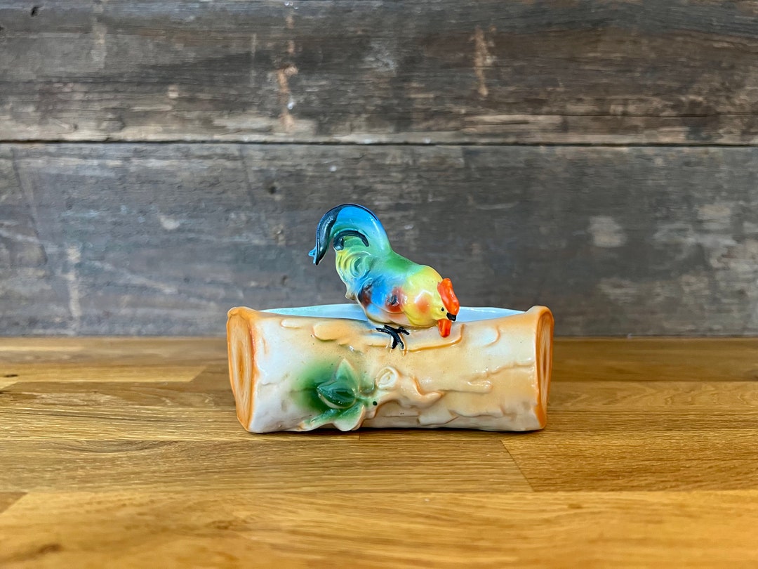 Vintage Goebel Rooster Mini Planter - Etsy