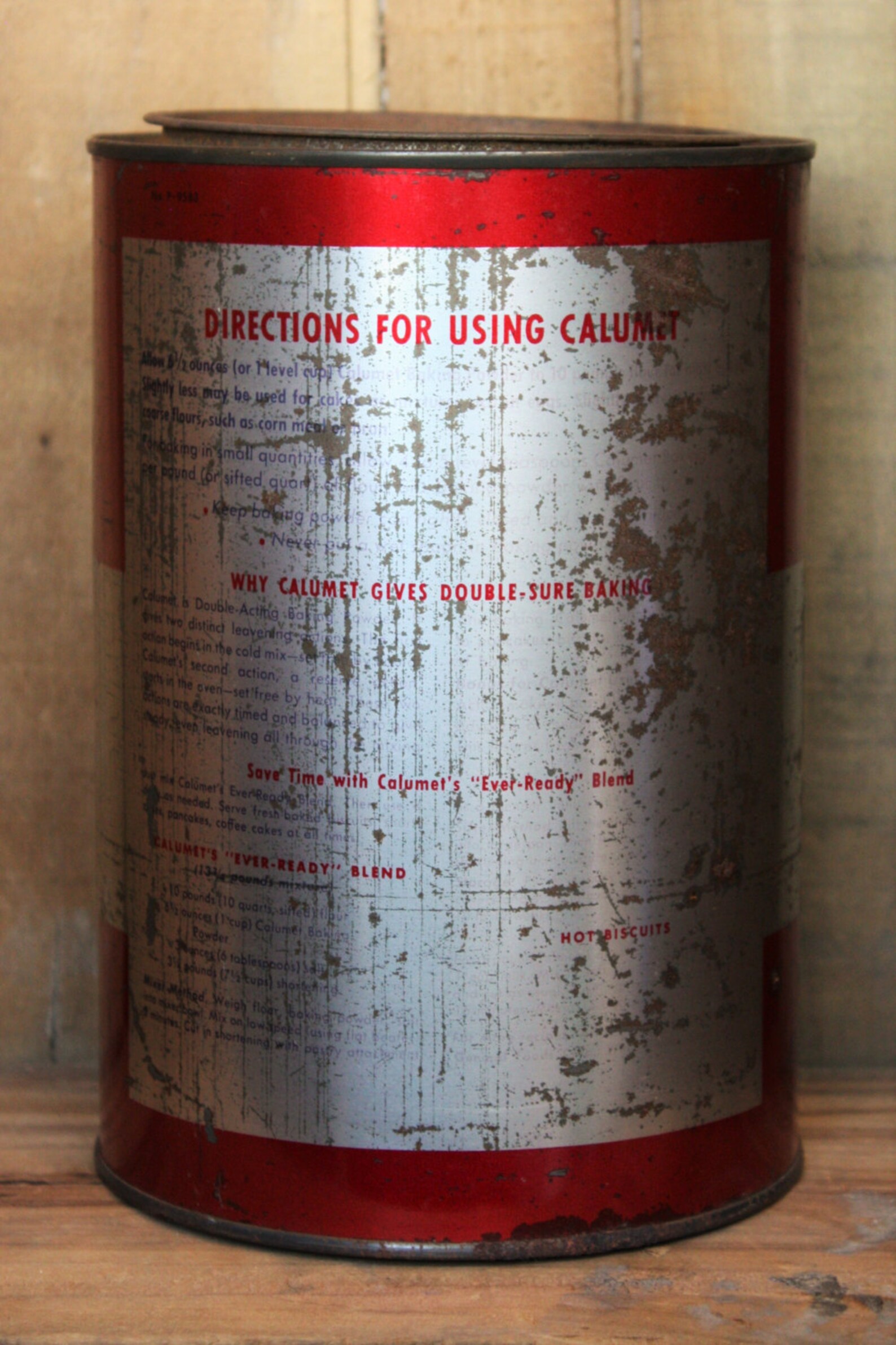 Vintage 5lb Calumet Baking Powder Tin - Etsy