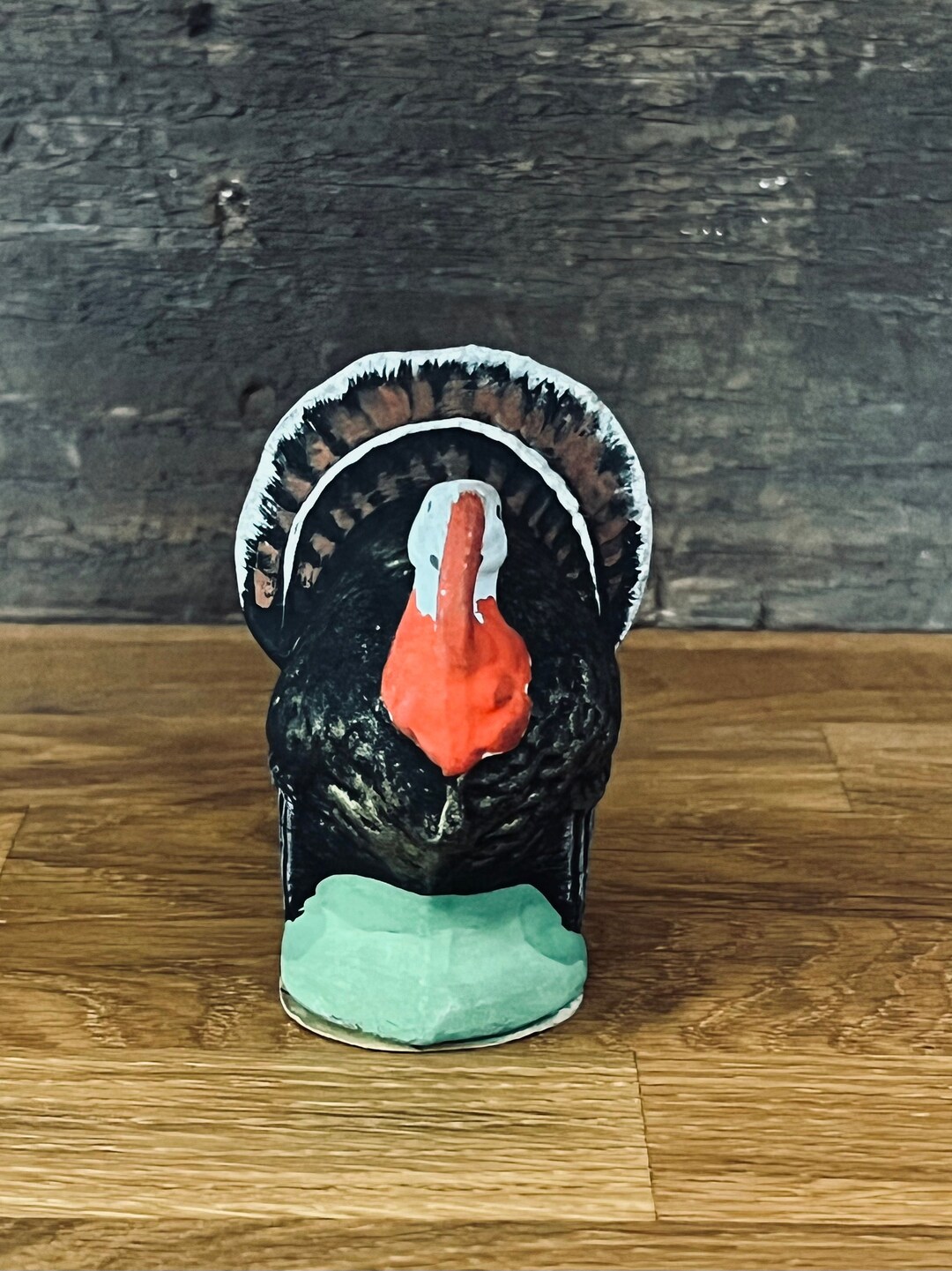Vintage Hand Painted Ceramic Turkey - Etsy