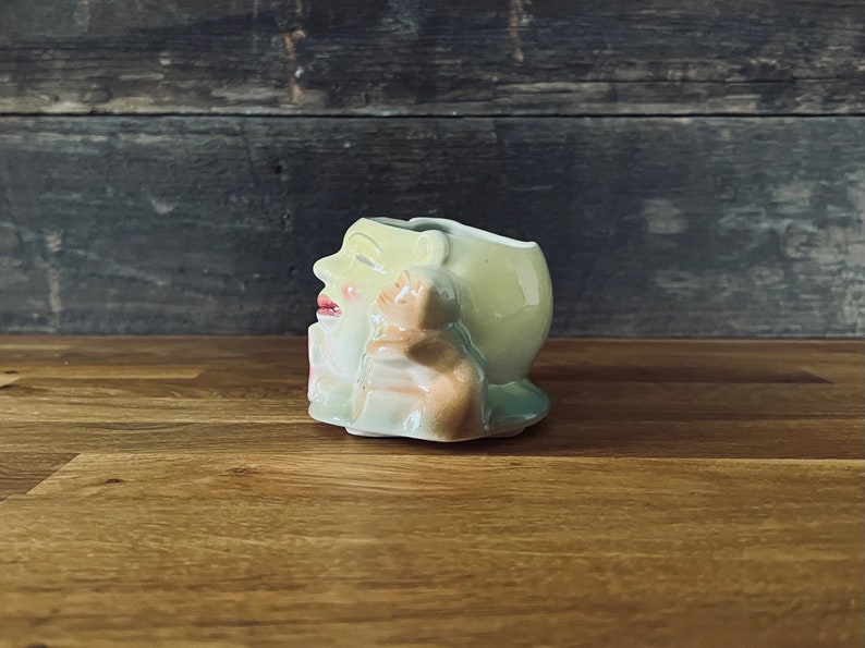 Vintage Hey Diddle Diddle Man in the Moon Planter - Etsy