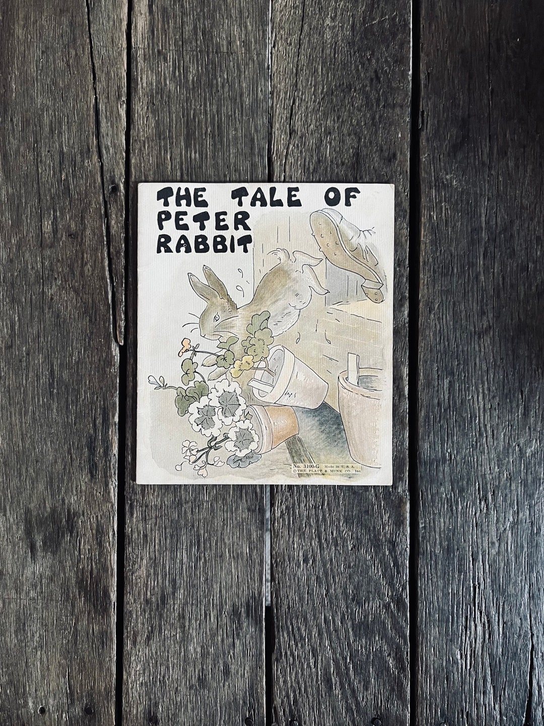 Vintage Peter Rabbit Illustrated Children's Book - Etsy