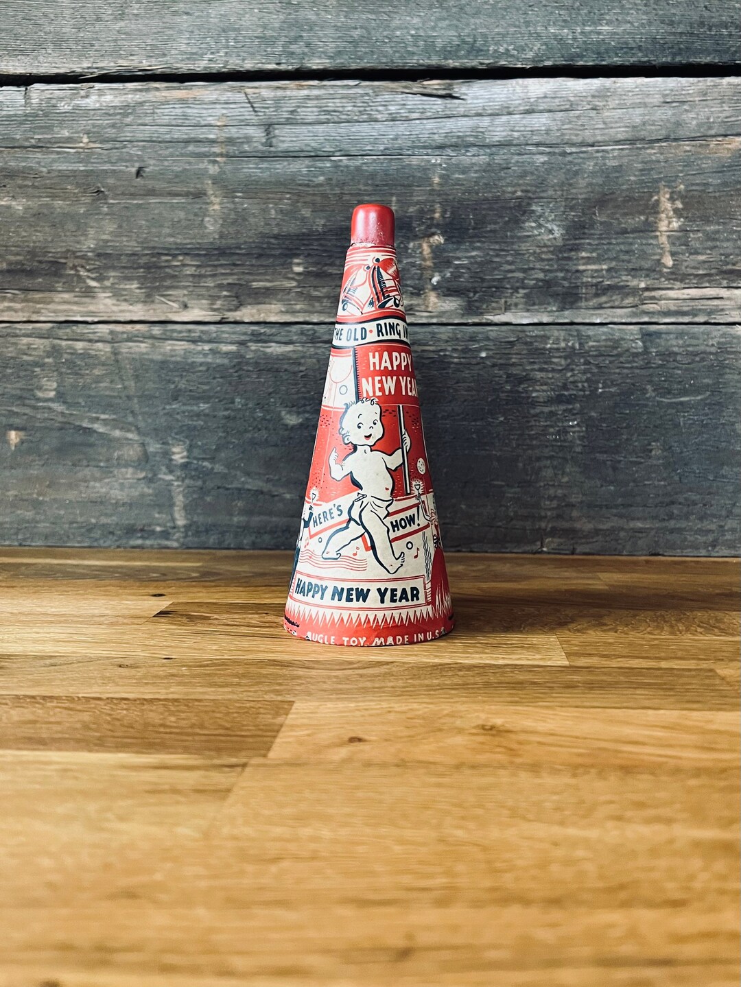 Vintage Bugle Toy New Years Eve Heavy Cardboard Party Horn - Etsy