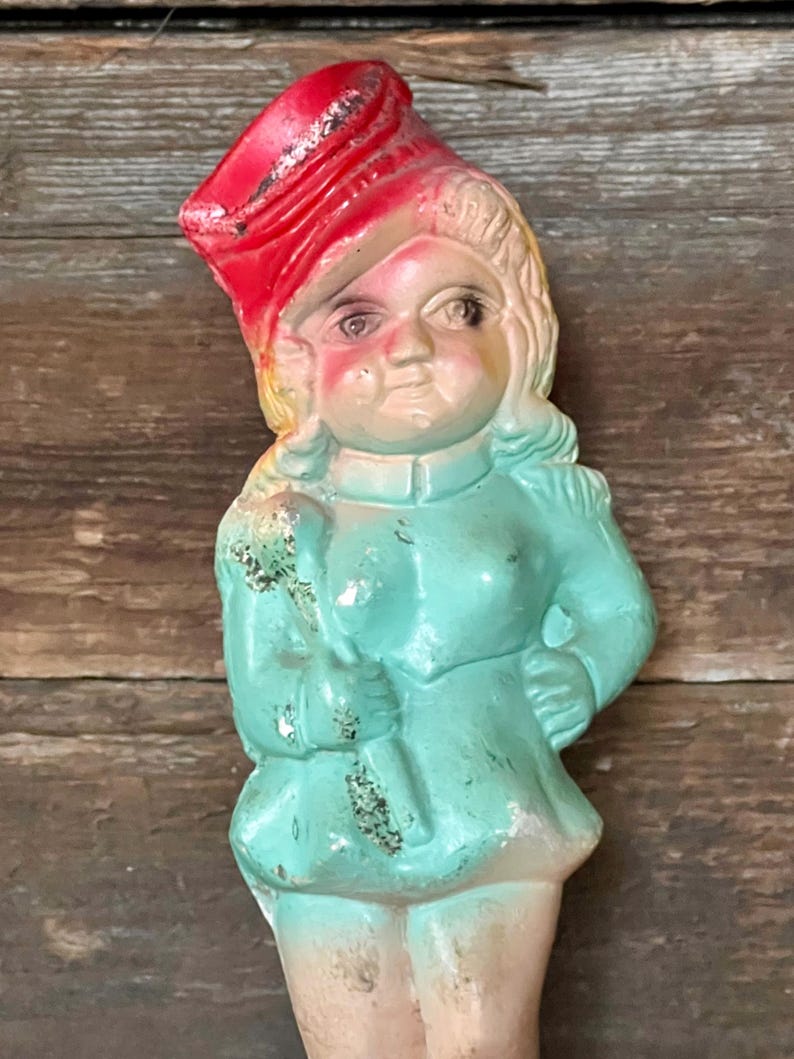 Vintage Chalkware Majorette Parade Leader Girl Figurine - Etsy