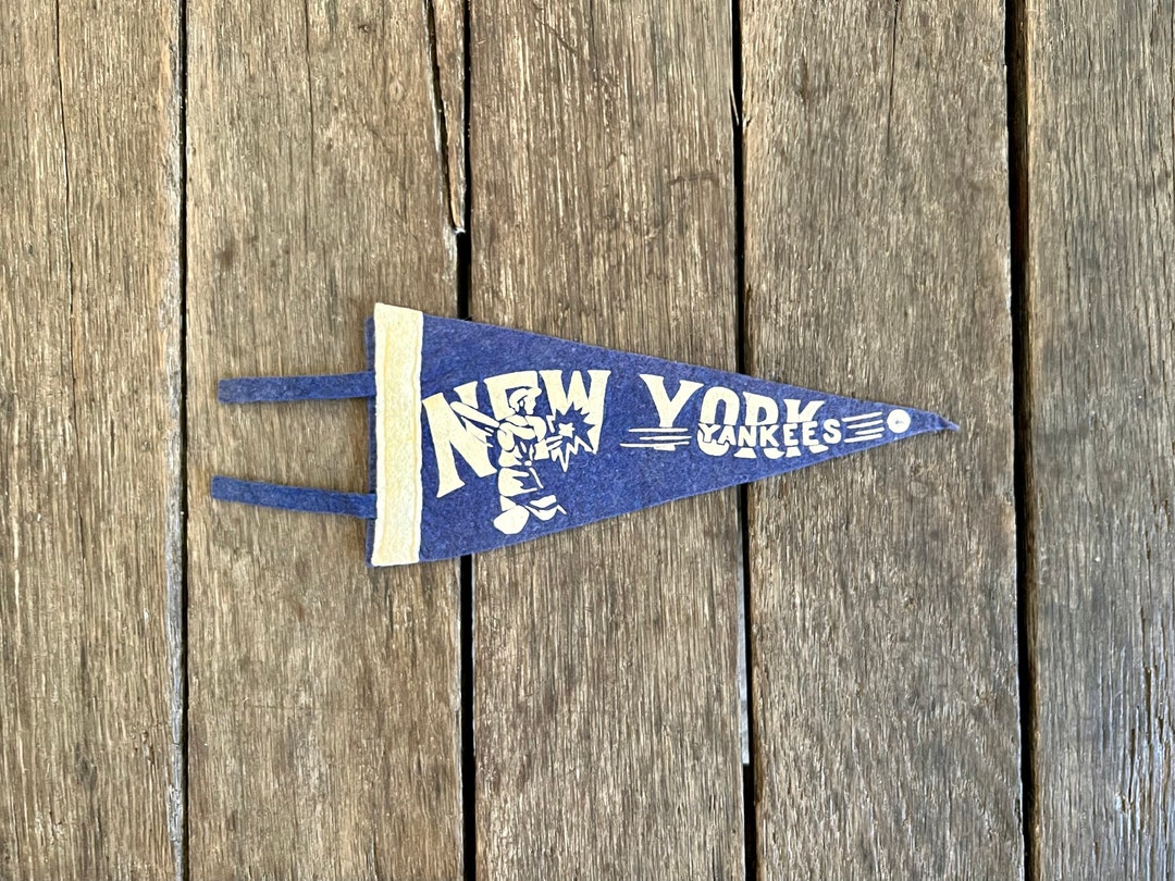 Vintage Mini New York Yankees Baseball Pennant Souvenir - Etsy