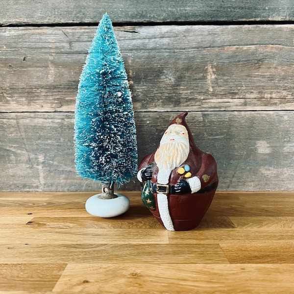 Cast Iron Santa Bank - Etsy