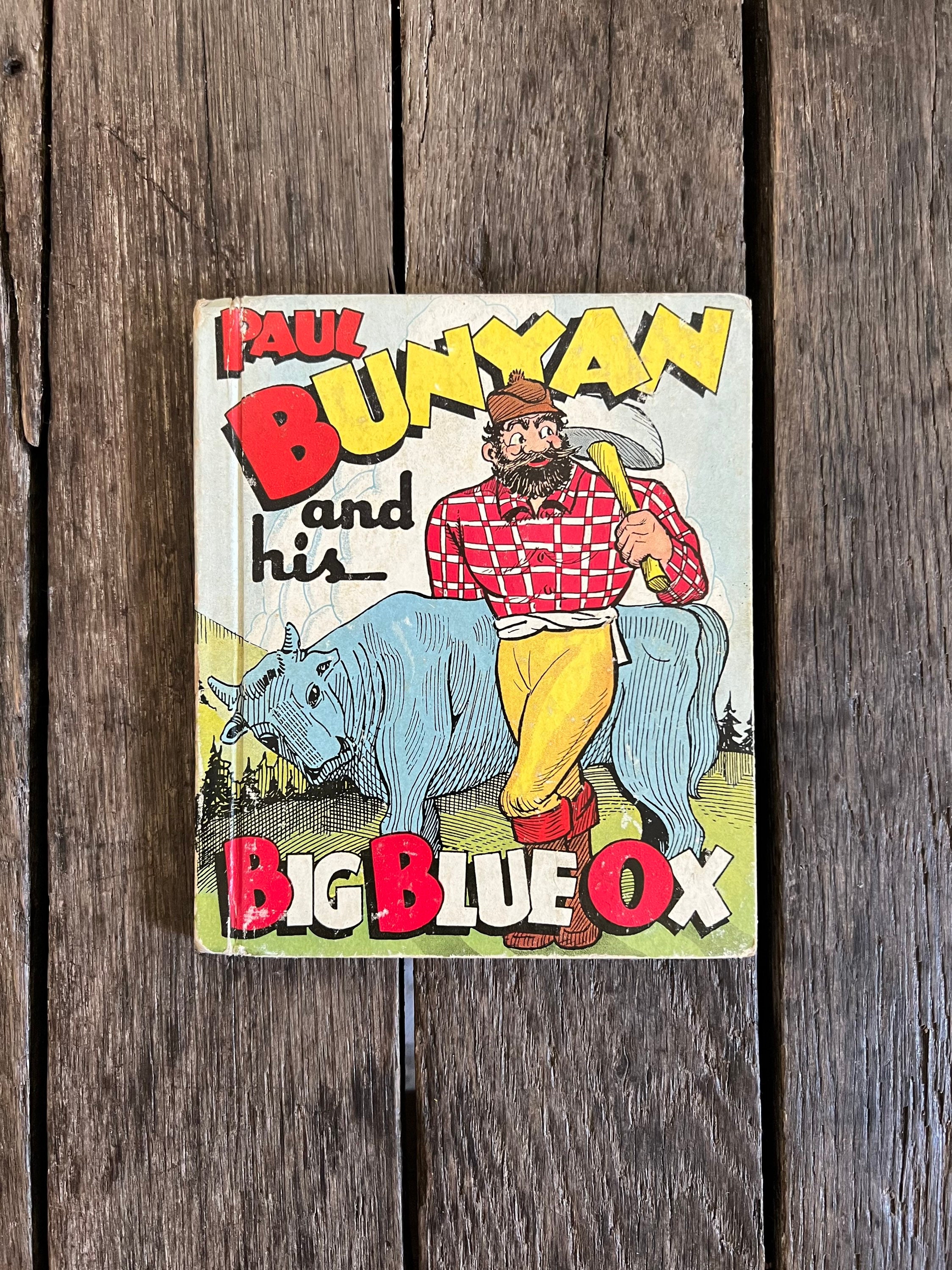 Vintage Paul Bunyan and His Big Blue Ox Book - Etsy
