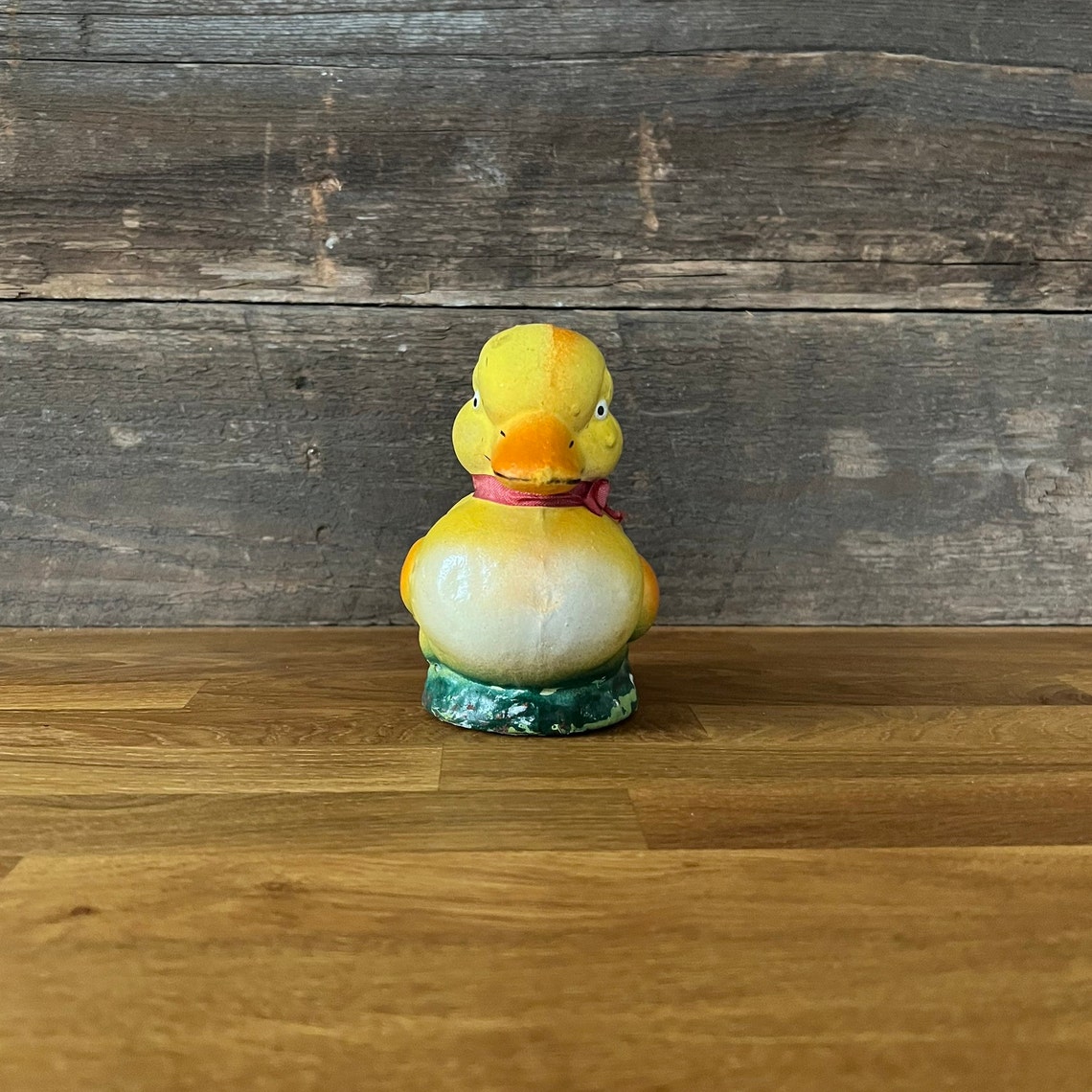 Vintage Paper Mache Yellow Duck Candy Container - Etsy