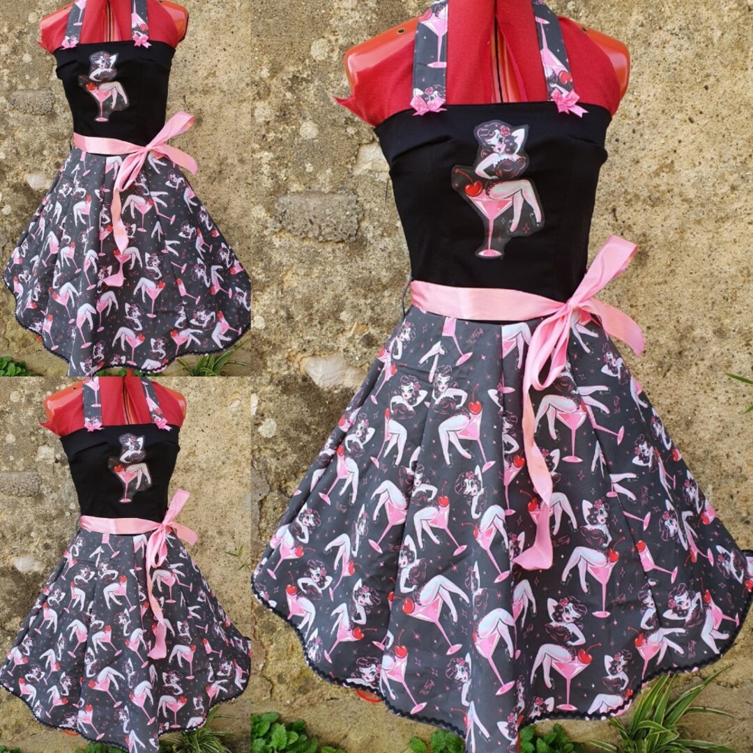Rockabilly Dress Robe Mexican Day of the Dead Sugar Skulls Horror ...