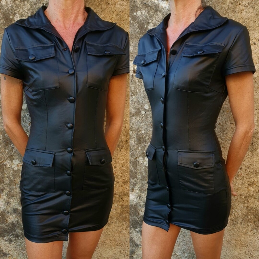 Punk Leopard Dress Goth Rockabilly Sailor Marin Cerise Pois Rétro ...