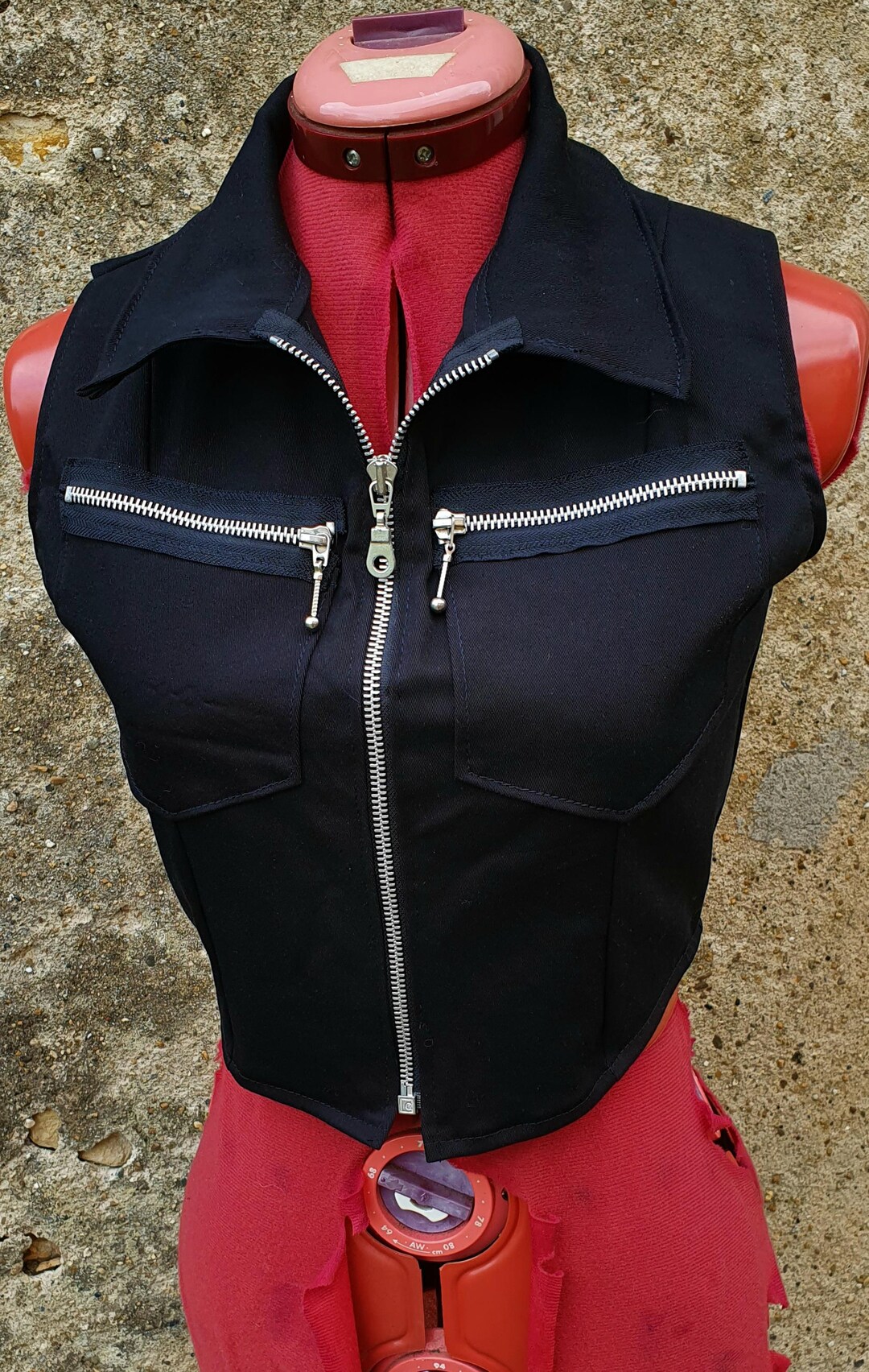 Jacket Psychobilly Punk Rock Leopard Zebra Pvc Vinyl Fetish Horror ...