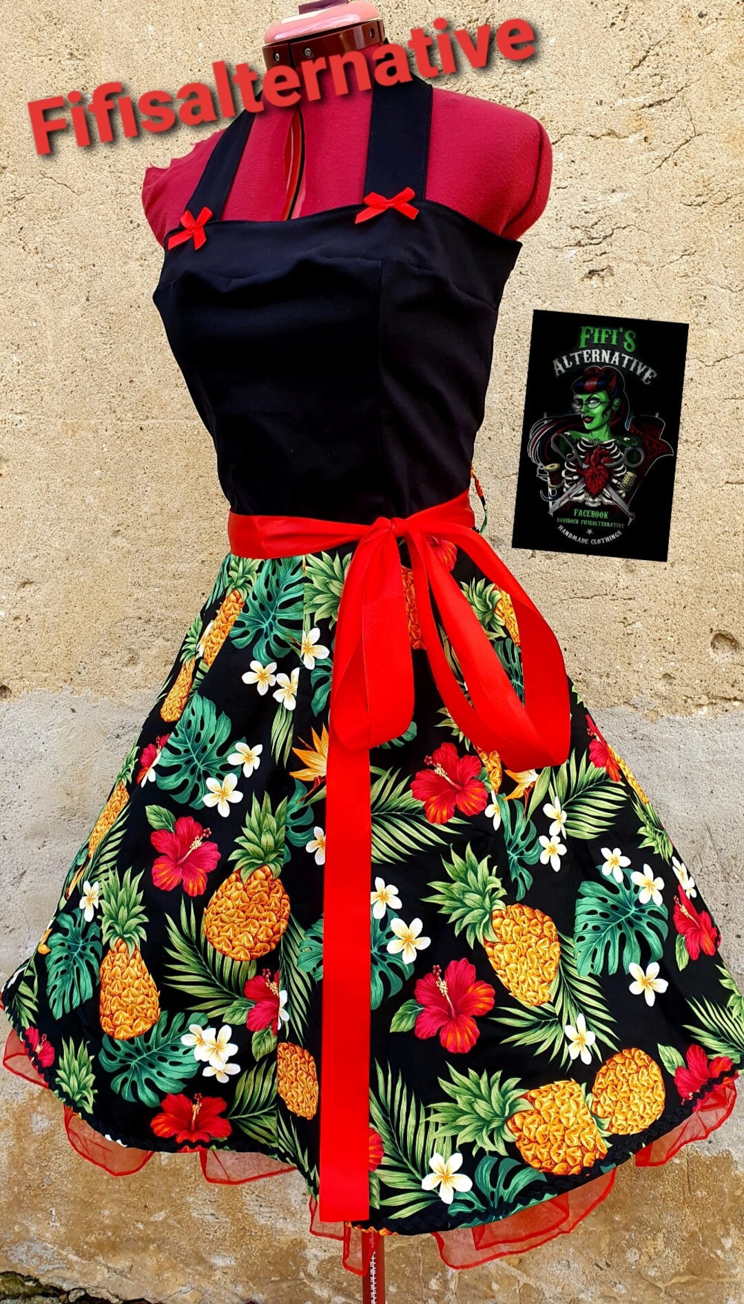 Rockabilly Dress Robe Mexican Day of the Dead Sugar Skulls Horror ...