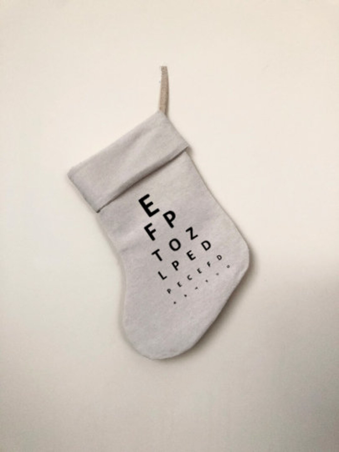Eye Chart Christmas Stocking Optometrist Gifts - Etsy