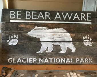 Beware of bear sign | Etsy