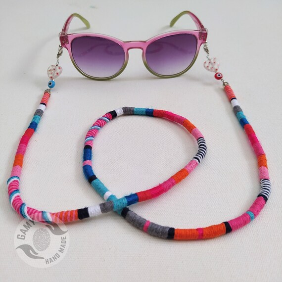 Glasses Rope Sunglass Strap Eyewear Lanyard Sunglass Chain Glasses Strap Sunglass Retainer Unique Eyewear Cord Boho Etsy