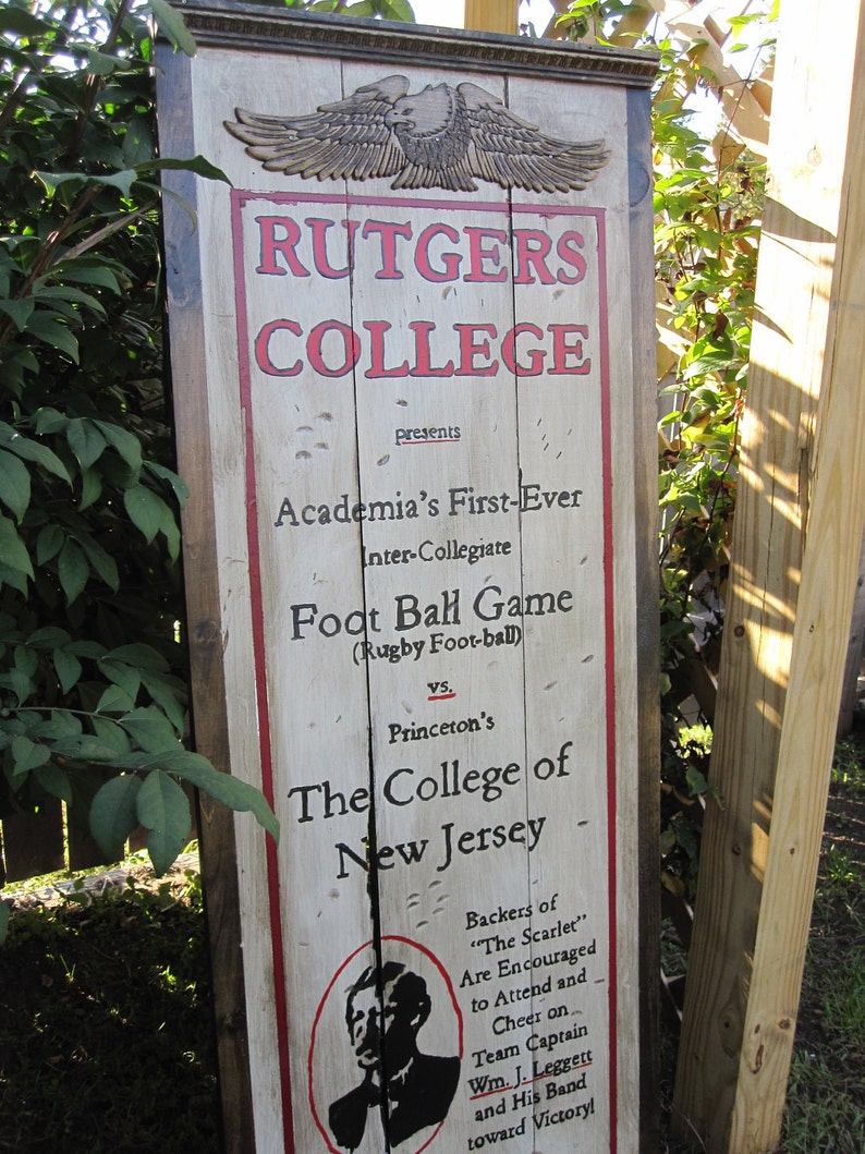 Rutgers Football Sign - Etsy