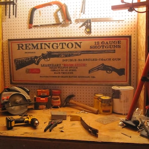 Remington "boomstick" Sign - Etsy