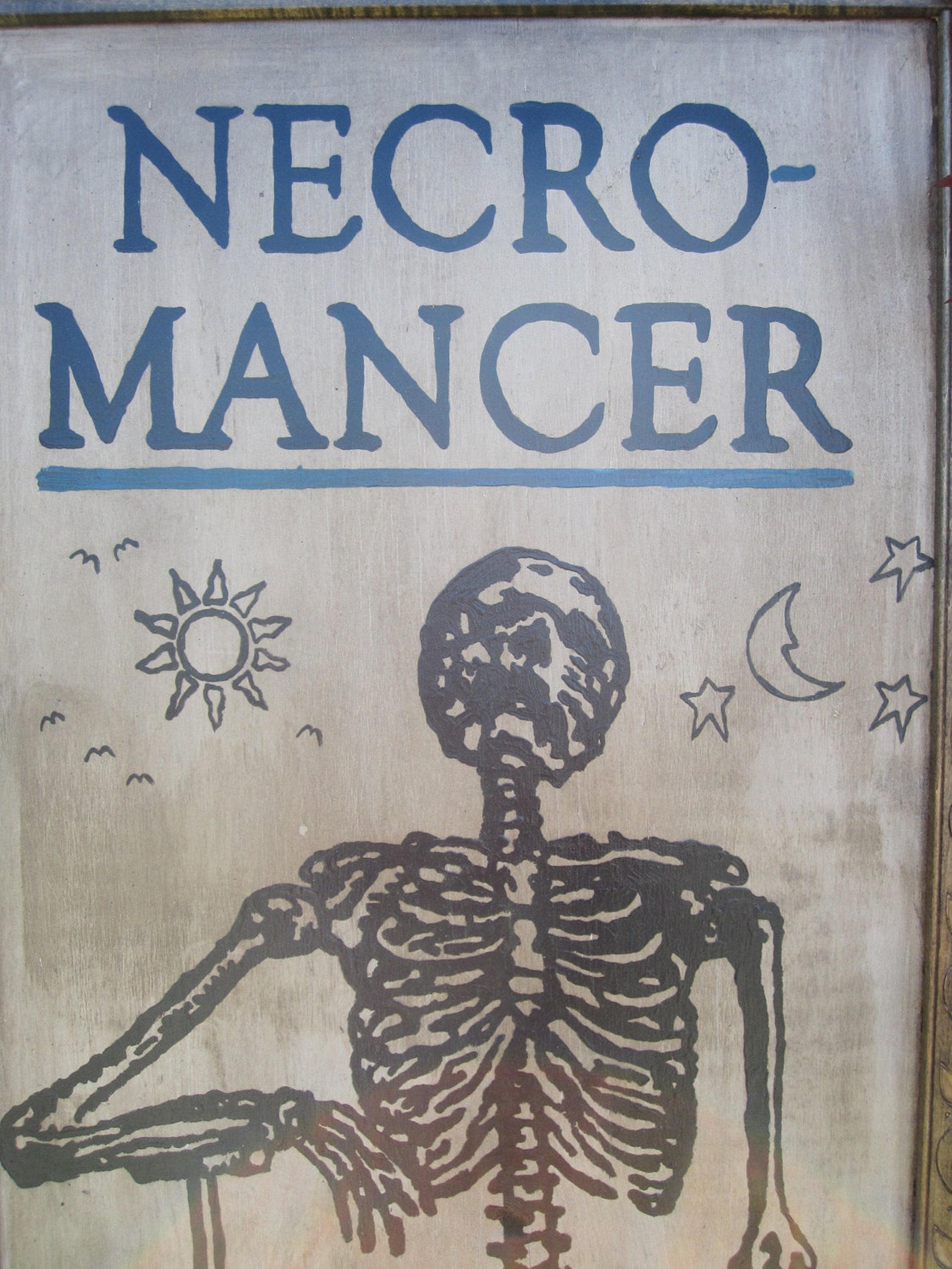 Necromancer Wonders of the Macabre Sign - Etsy