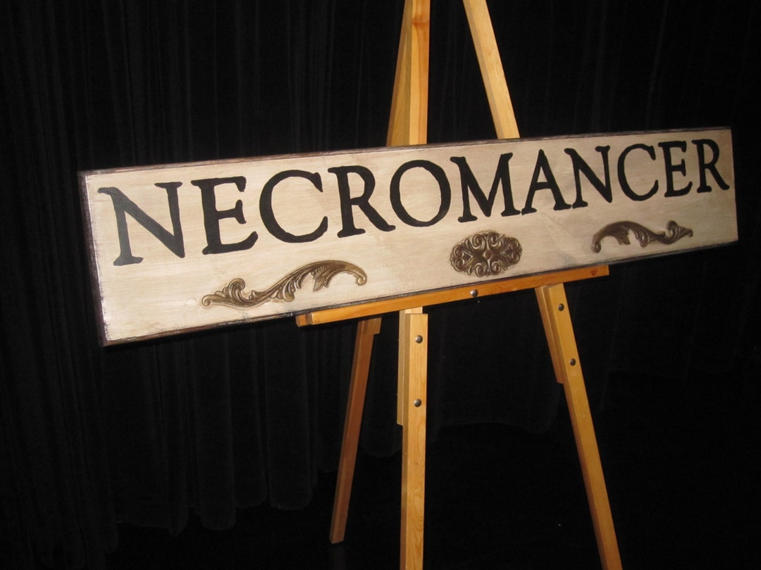 Necromancer Banner Sign - Etsy