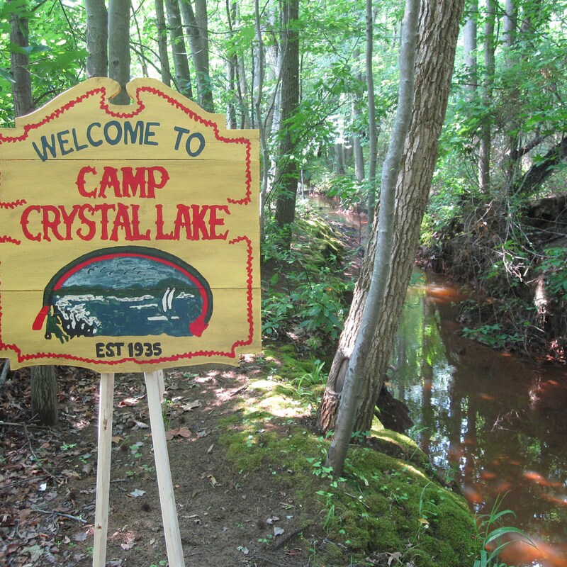 Camp Crystal Lake Sign - Etsy