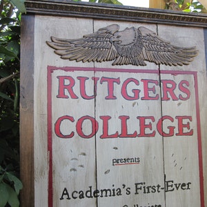 Rutgers Football Sign - Etsy