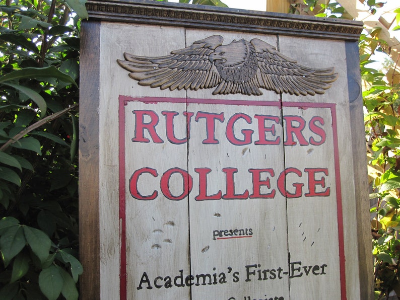 Rutgers Football Sign - Etsy