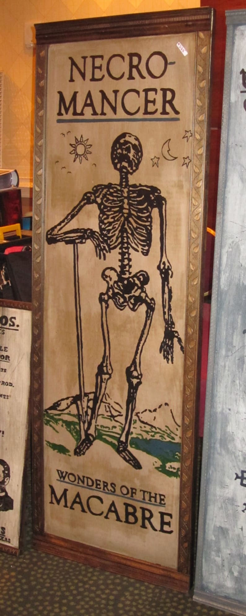 Necromancer Wonders of the Macabre Sign - Etsy