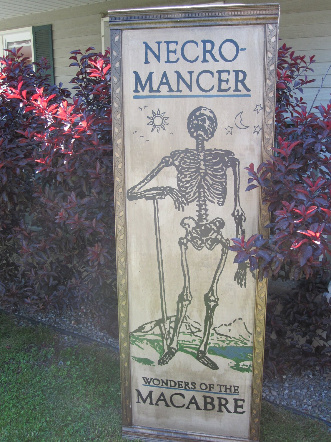 Necromancer Wonders of the Macabre Sign - Etsy