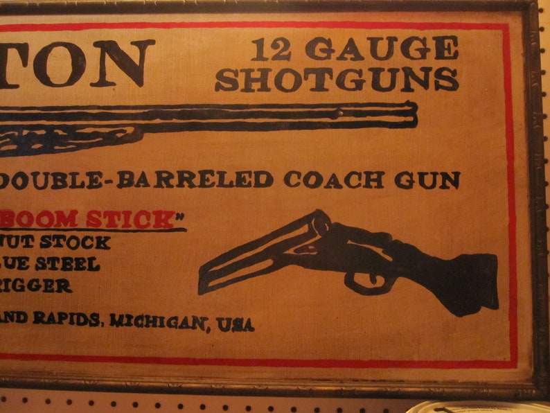 Remington "boomstick" Sign - Etsy