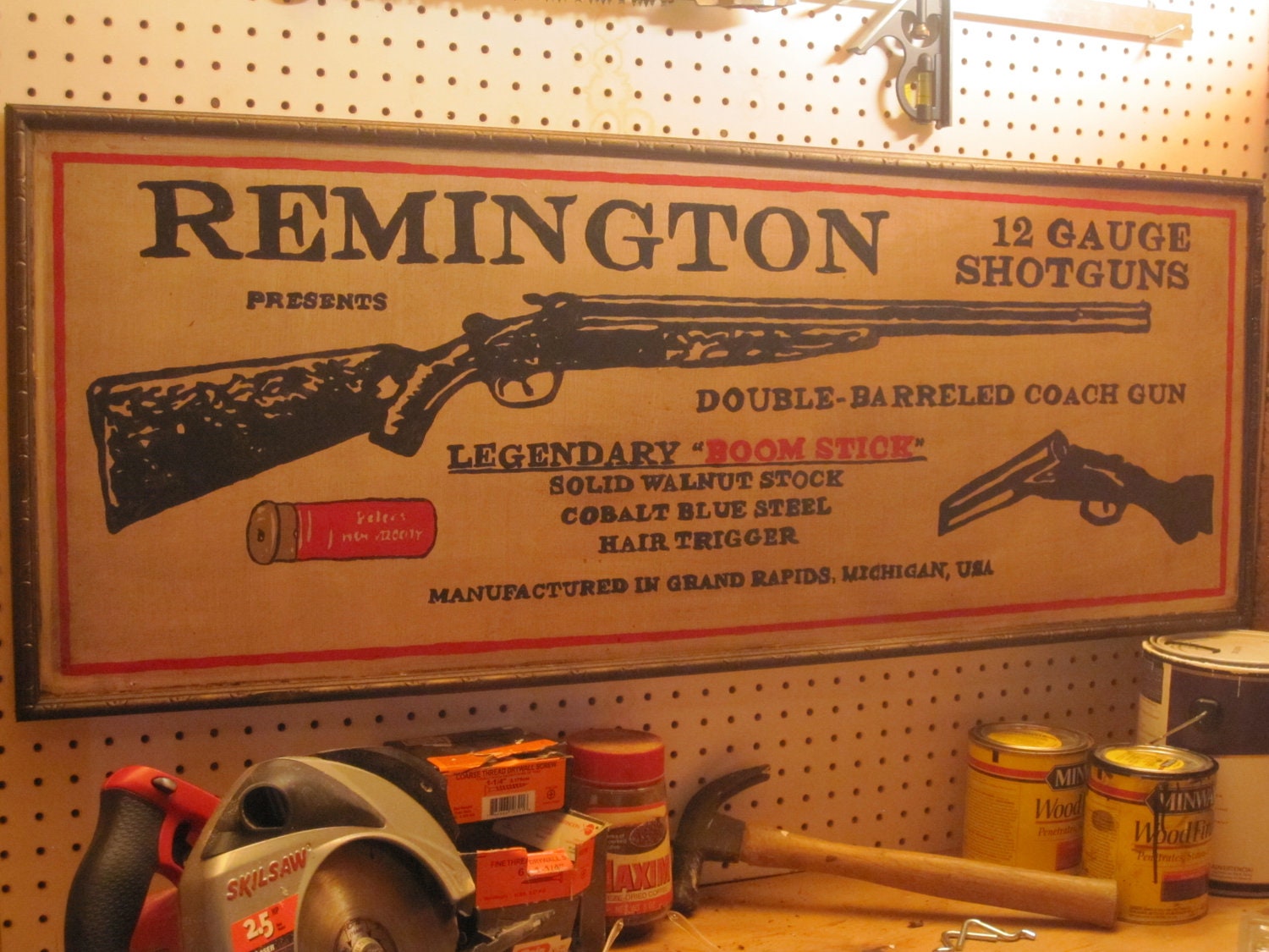 Remington "boomstick" Sign - Etsy