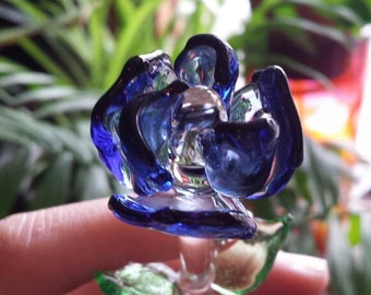 Glass roses | Etsy