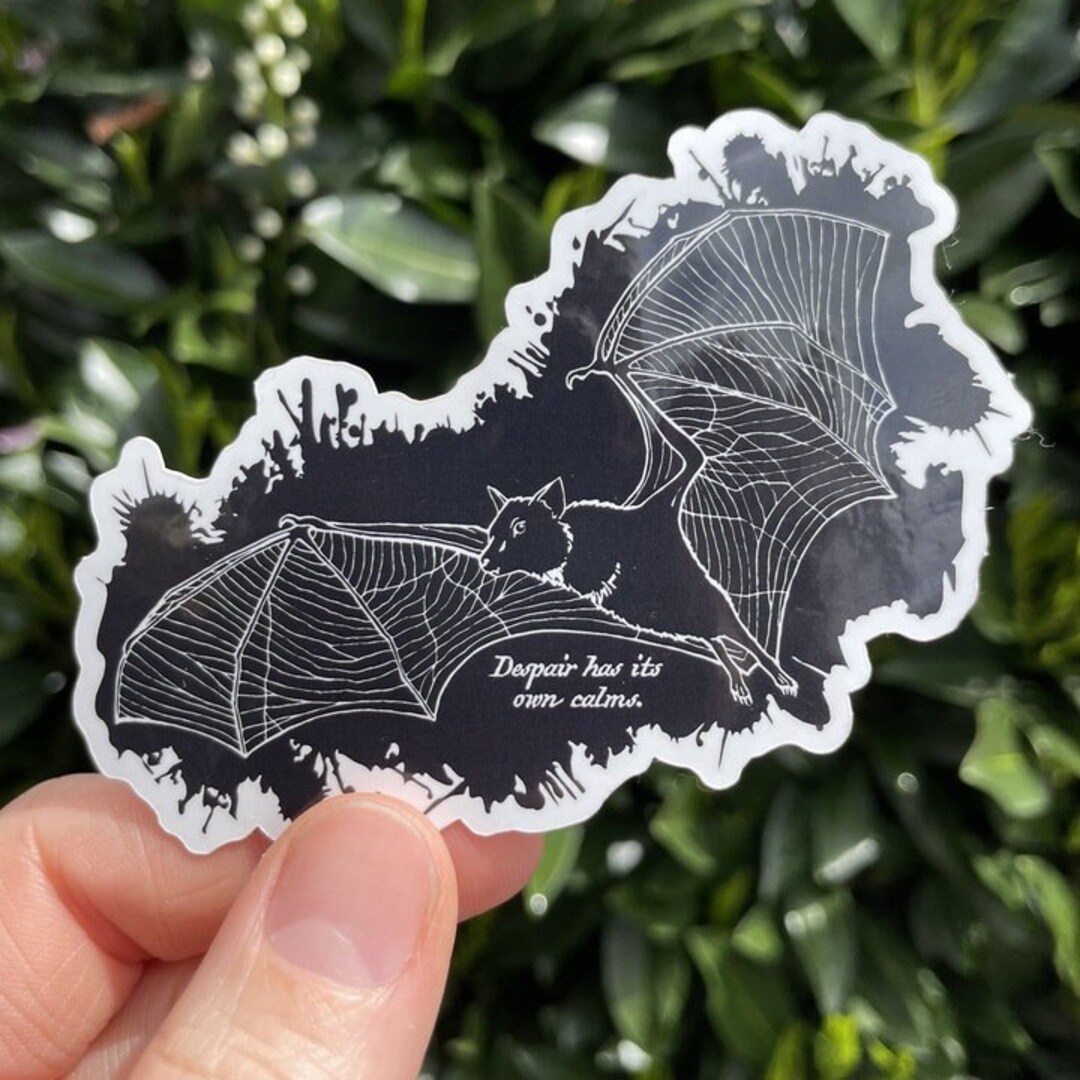 Dracula Bat Vinyl Sticker – Literary Book Lover Gift - Etsy