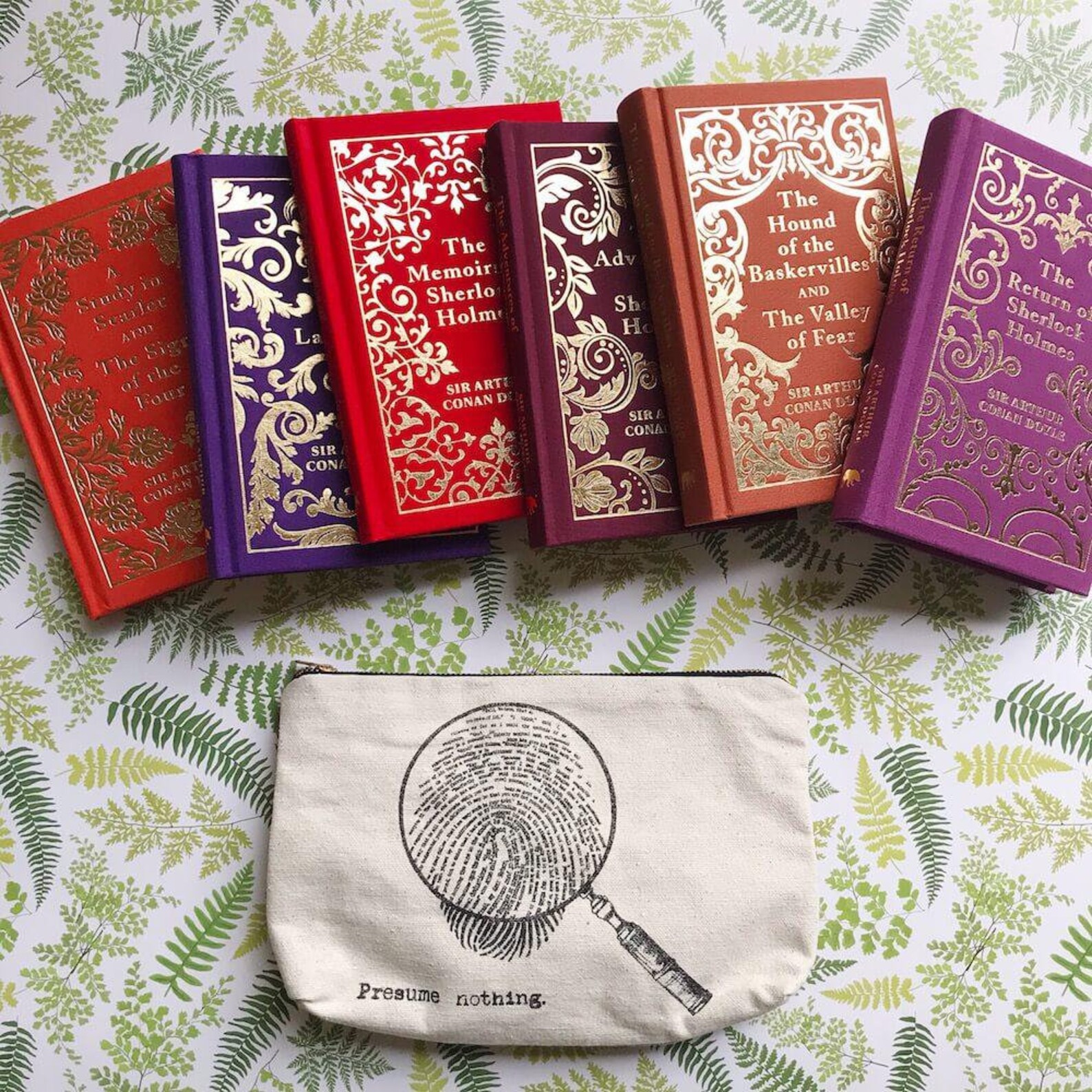 Sherlock Holmes Book Pouch Makeup Bag Pencil Case Sir - Etsy