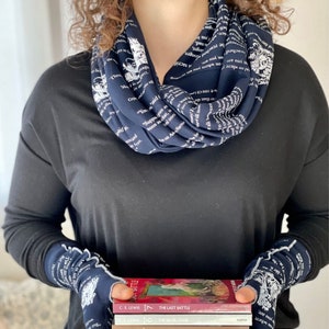 The Chronicles of Narnia Book Scarf Infinity Scarf, Literary Scarf, C.S ...