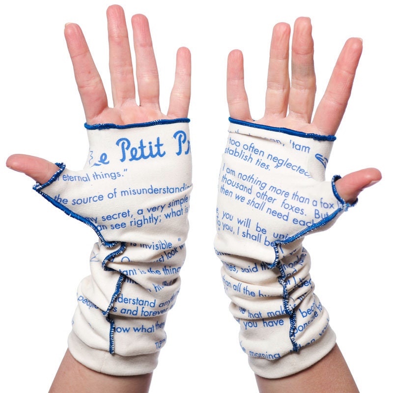 The Little Prince Writing Gloves Fingerless Gloves Arm | Etsy