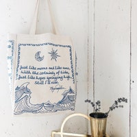 Inspirational Canvas Tote Bag Gift for Motivational Quote Birthday Gift ...