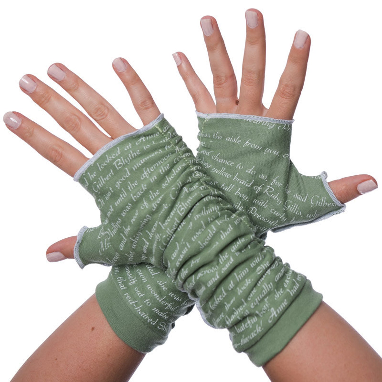 Anne of Green Gables Writing Gloves Fingerless Gloves Arm - Etsy Canada
