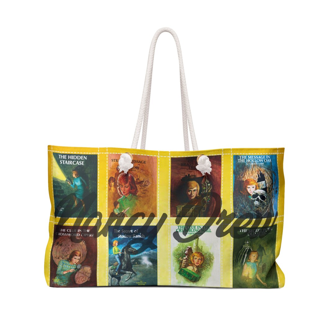 Nancy Drew Weekender Bag - Carolyn Keene, Beach Bag or Tote, Reusable ...