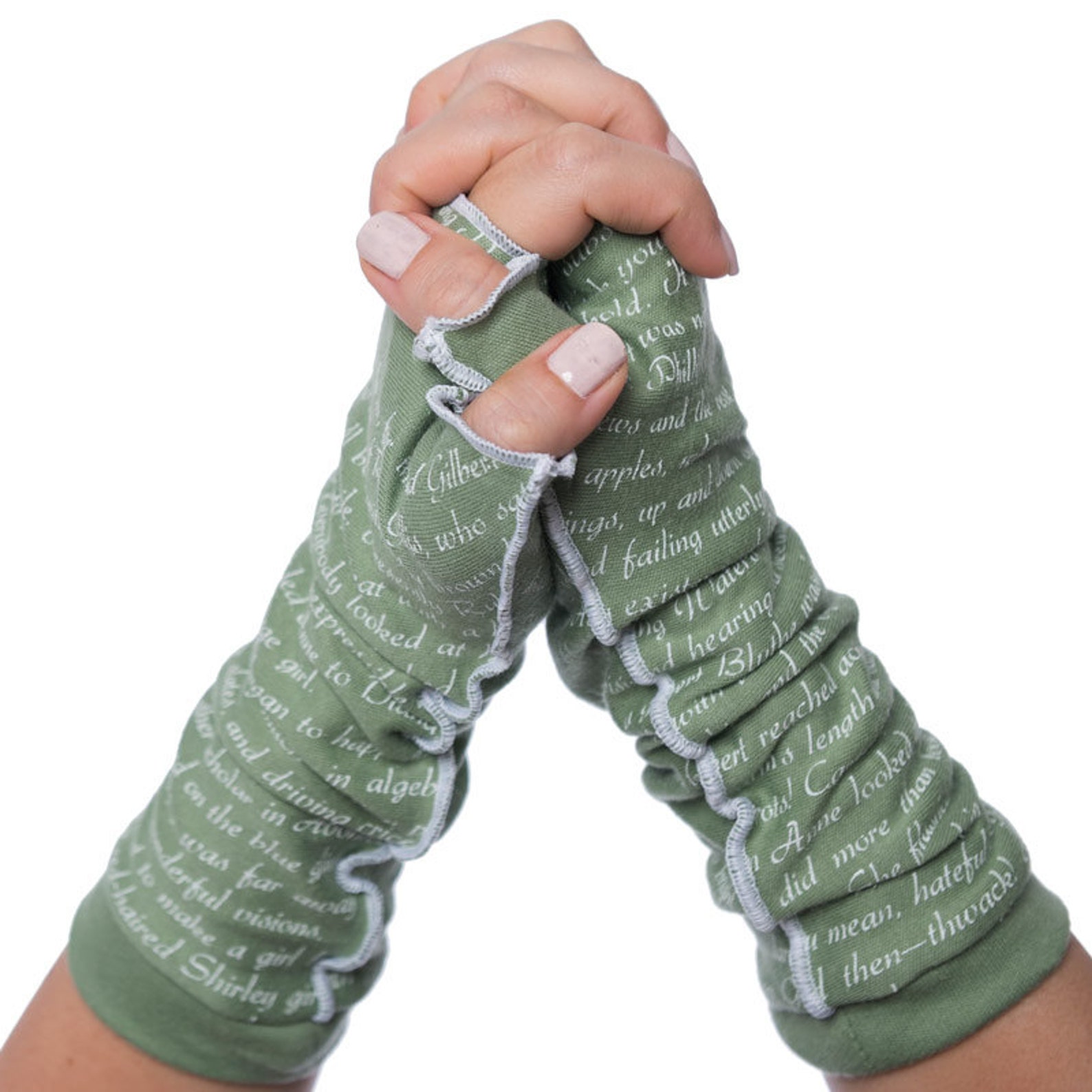 Anne of Green Gables Writing Gloves - Fingerless Gloves, Arm Warmers ...