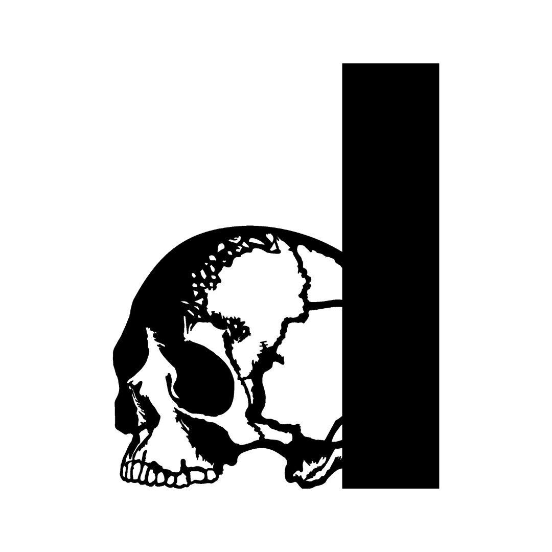 Skull Bookshelf Silhouette - Bookshelf Decor, Black Minimalist Decor ...